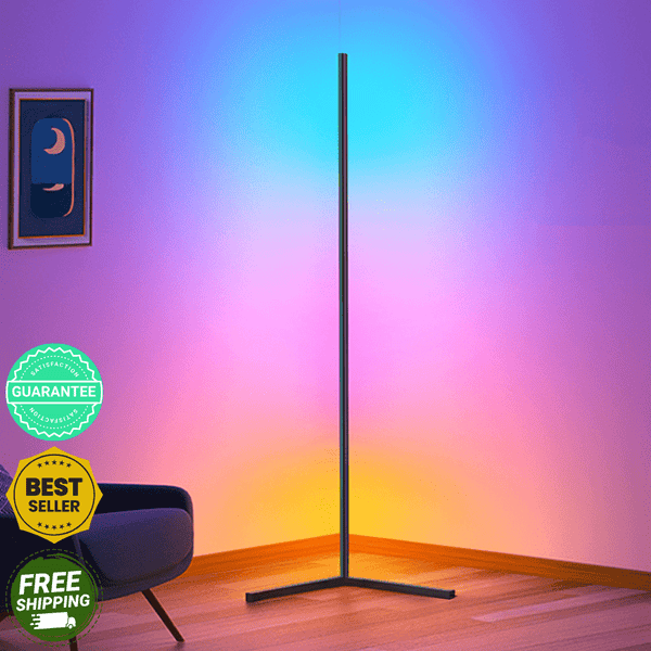 Spectrum Floor Lamp - Modern RGB Lighting with 1M+ Colors